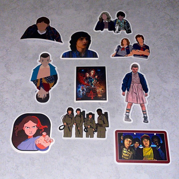 Stranger Things | Design | Pc Stranger Things Sticker Pack Stickers 80s ...